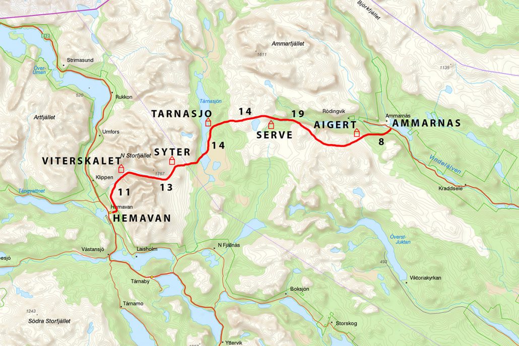 Kungsleden Trail - Which Section of the Trail | Distant North