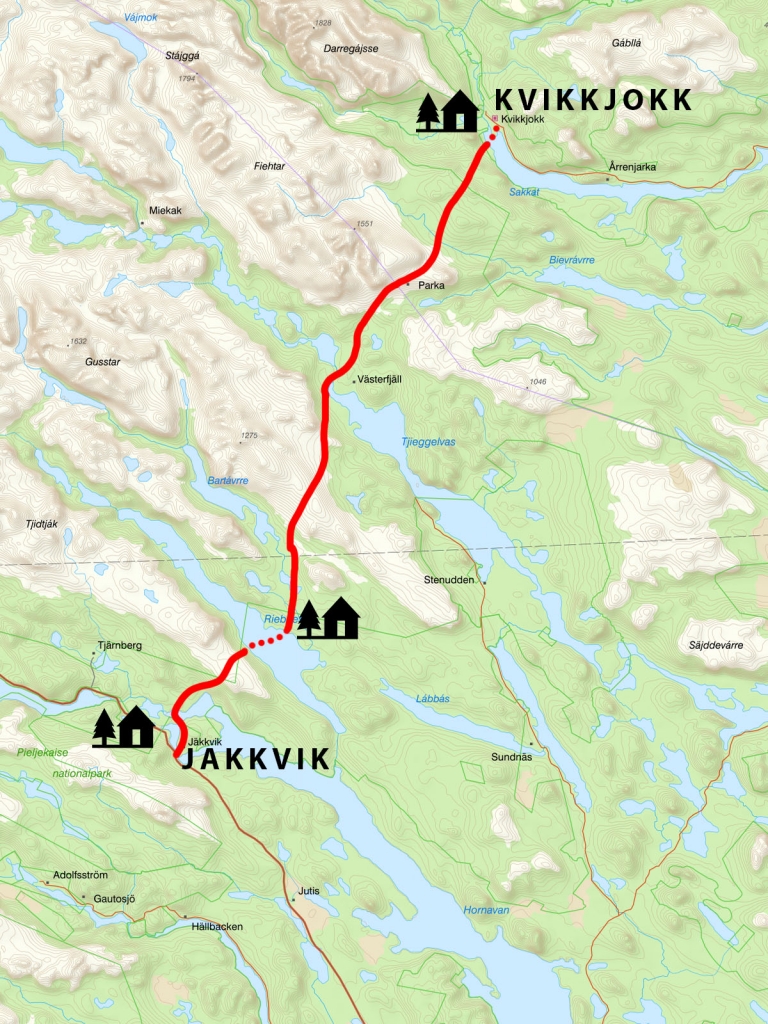 Kungsleden Trail - Which Section of the Trail | Distant North